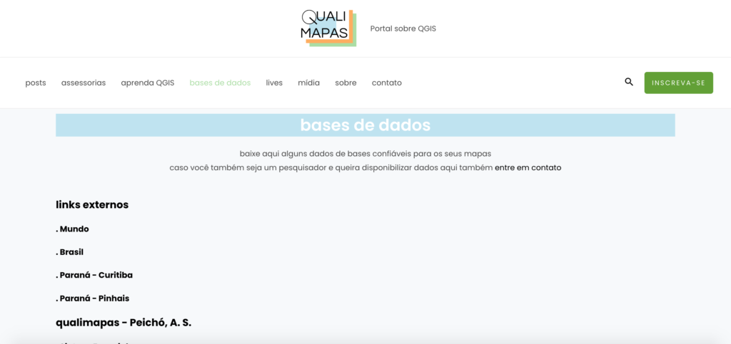 Onde encontrar bases online para fazer mapas? Open Street Maps ...